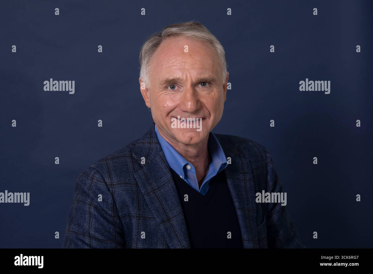 Dan Brown poses for a portrait on Tuesday, Sept. 9, 2025, in New York ...