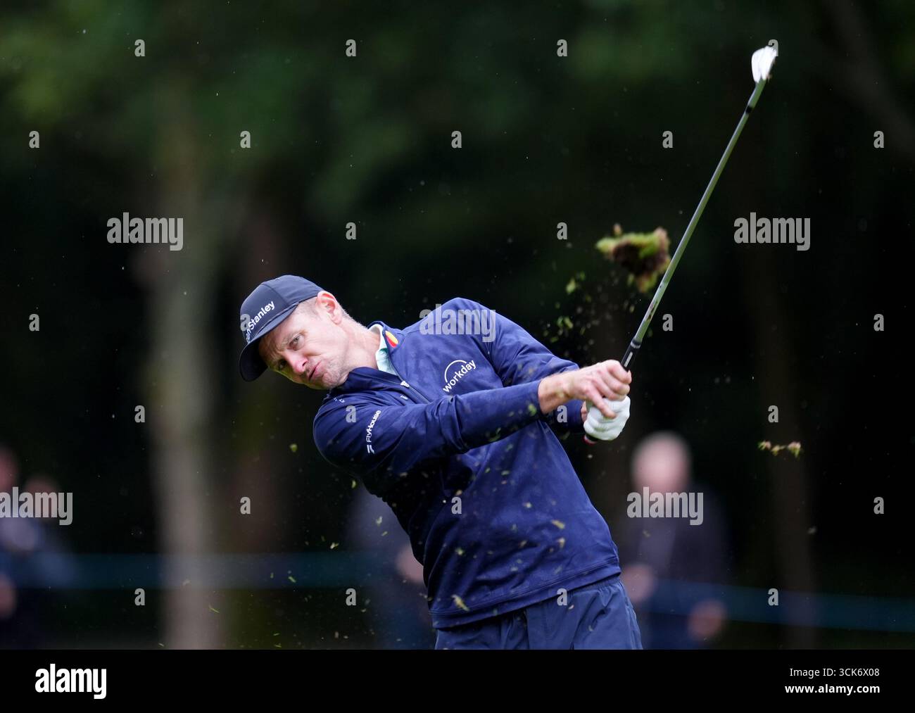Justin Rose during a Pro-AM round ahead of the 2025 BMW PGA ...