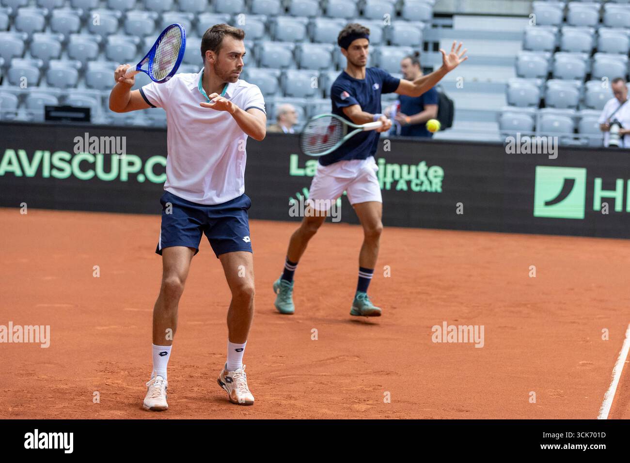 Benjamin Bonzi during training of the French Davis Cup national team in ...