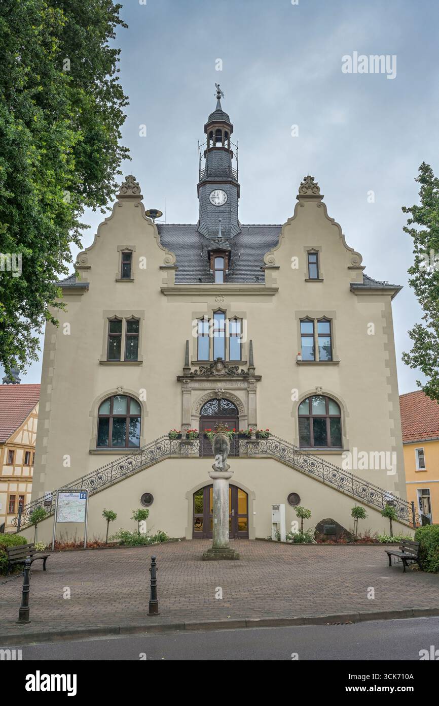 Rathaus, Am Markt, Möckern, Landkreis Jerichower Land, Sachsen-Anhalt, Deutschland *** Town Hall ...