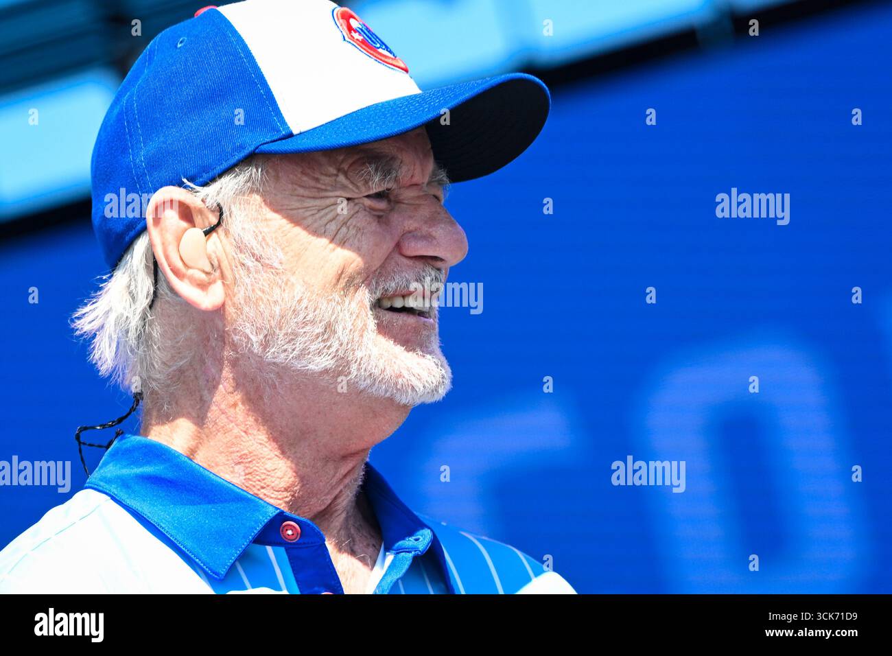 MADISON, IL - SEPTEMBER 07: Bill Murray smiles as he performs with his ...