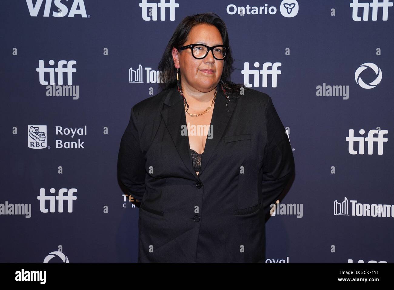 Darlene Naponse attends the premiere of AKI during the 2025 Toronto ...