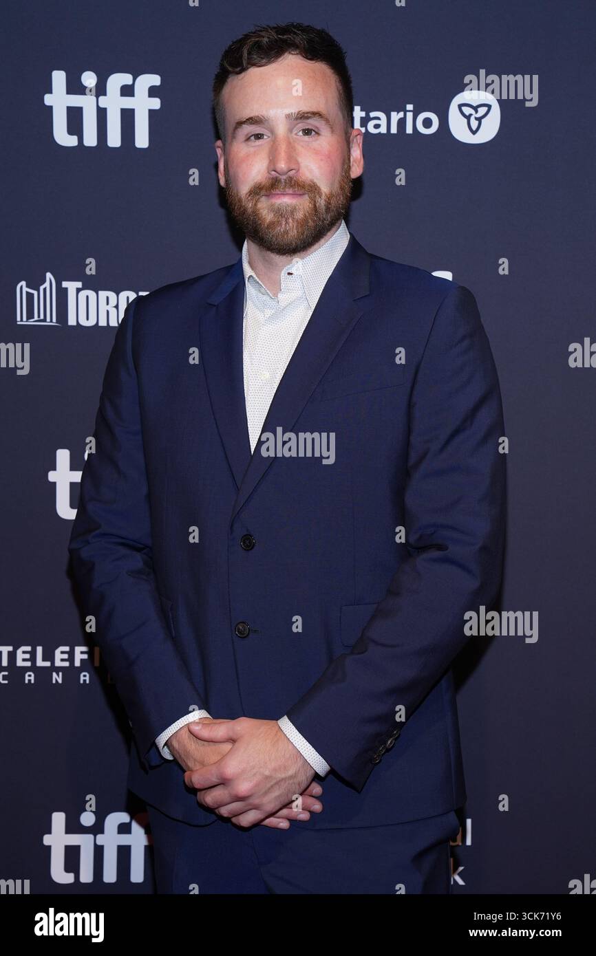 Jamie Manning attends the premiere of AKI during the 2025 Toronto ...