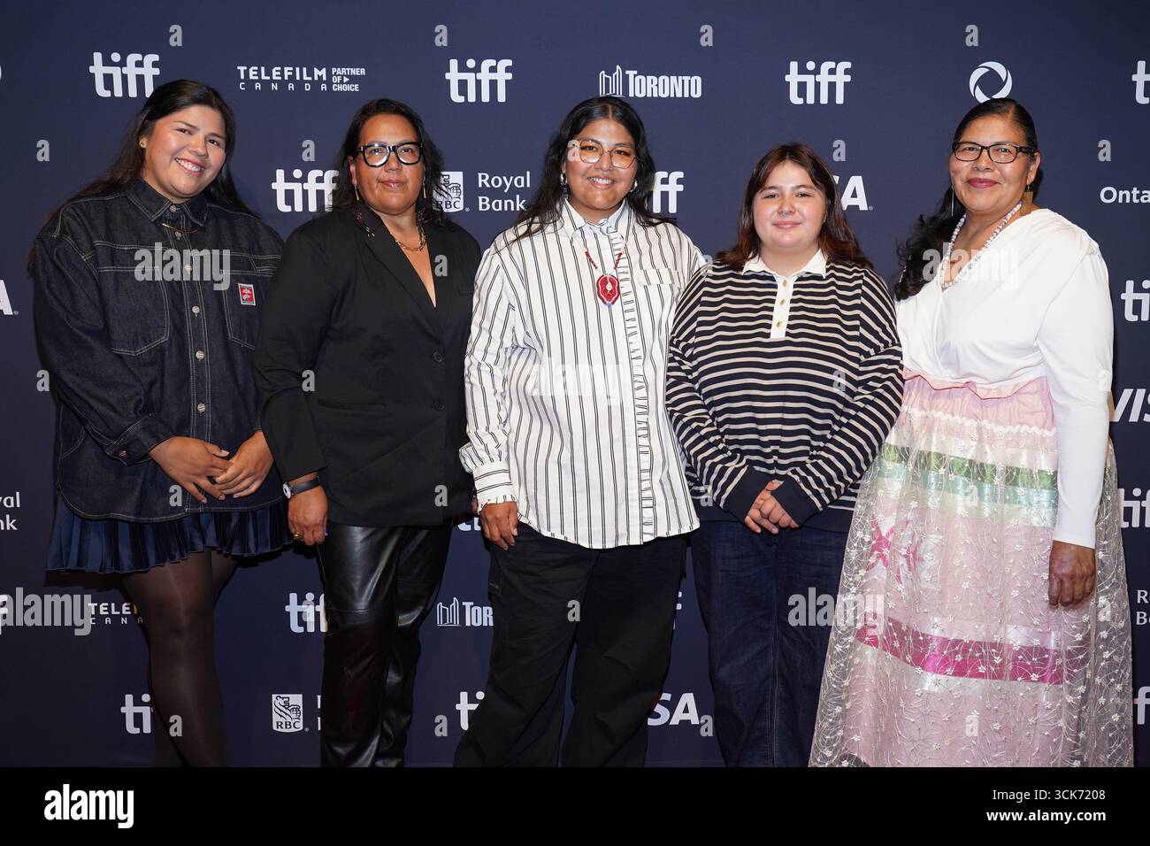 (L-R) Emma Petahtegoose, Darlene Naponse, Sage Petahtegoose, Hope ...