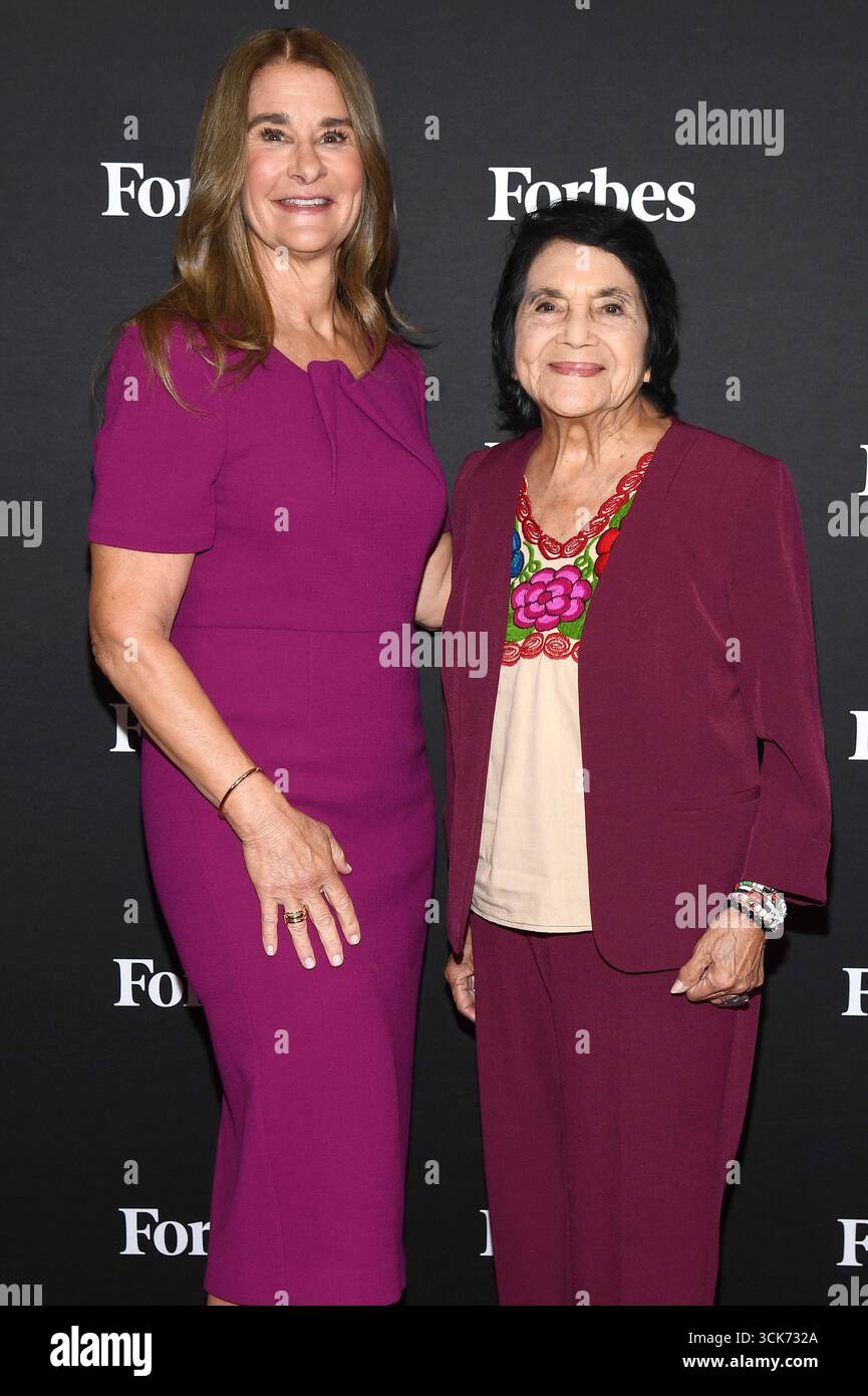New York, USA. 10th Sep, 2025. (L-R) Melinda French Gates ...
