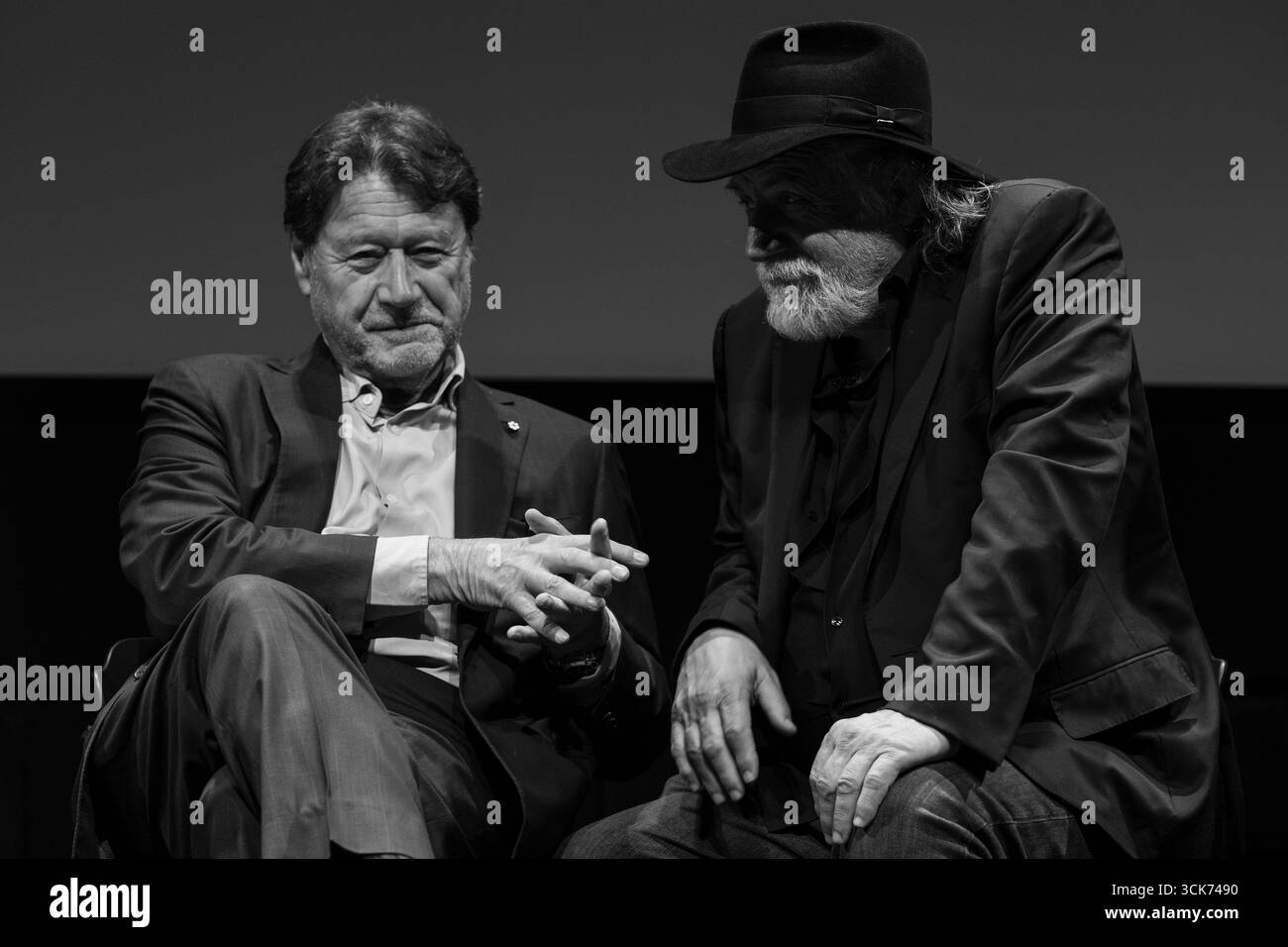 Toronto, Canada. 08th Sep, 2025. (L-R) Robert Lantos and Rade Šerbed ...