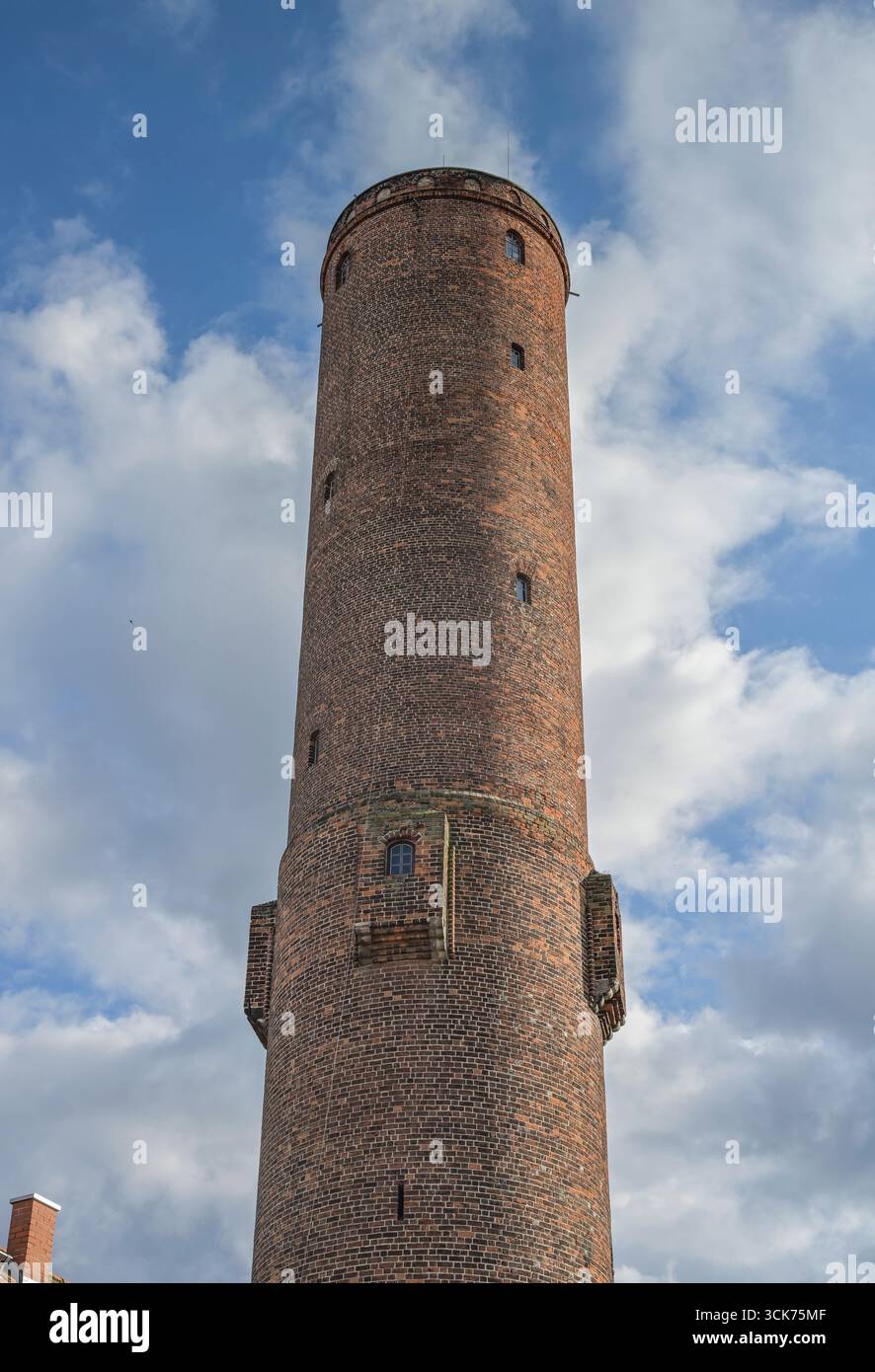 Schrotturm, Wehrturm der Stadtbefestigung, Tangermünde, Sachsen-Anhalt ...