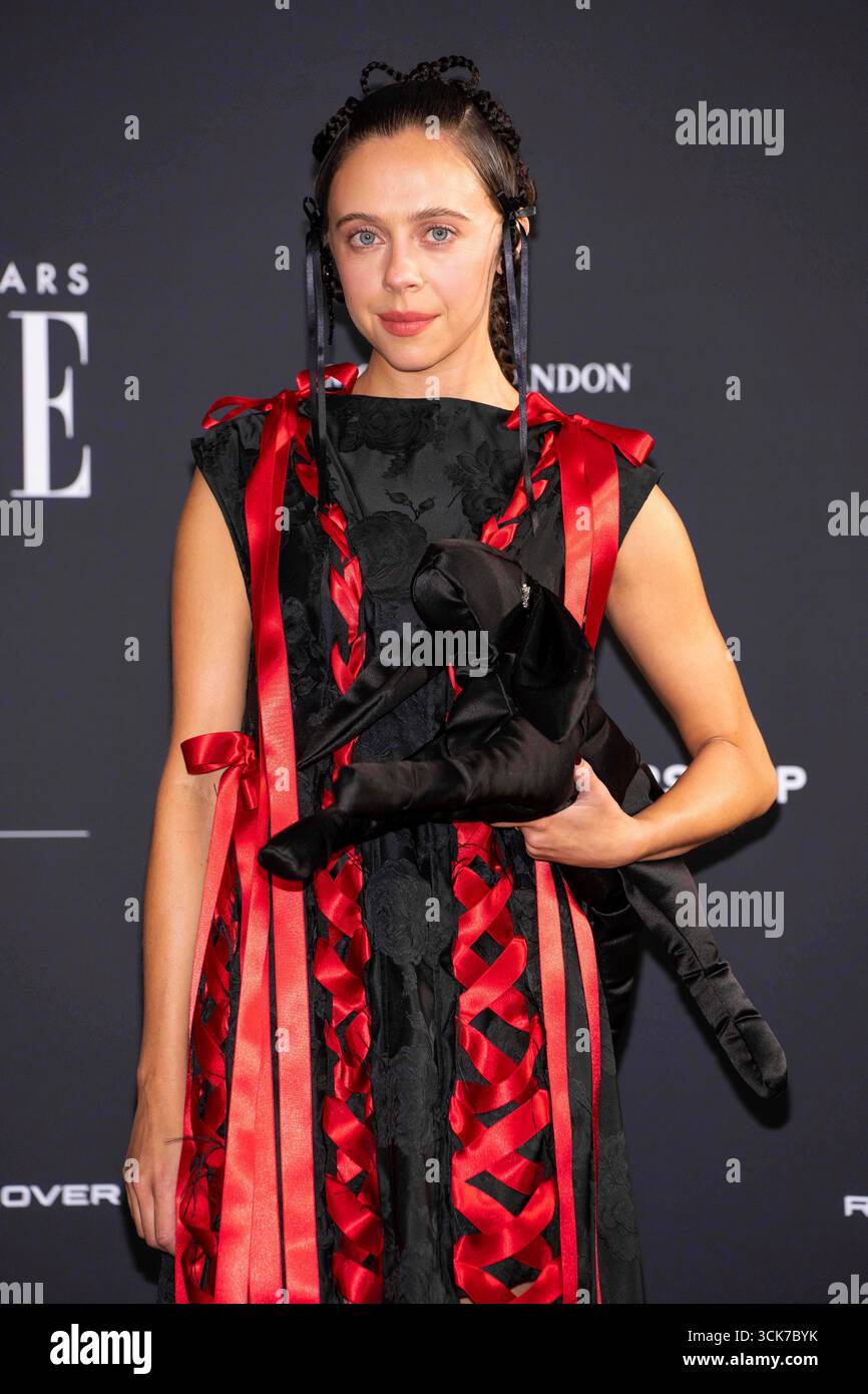 Bel Powley poses for photographers upon arrival at the Elle Style ...