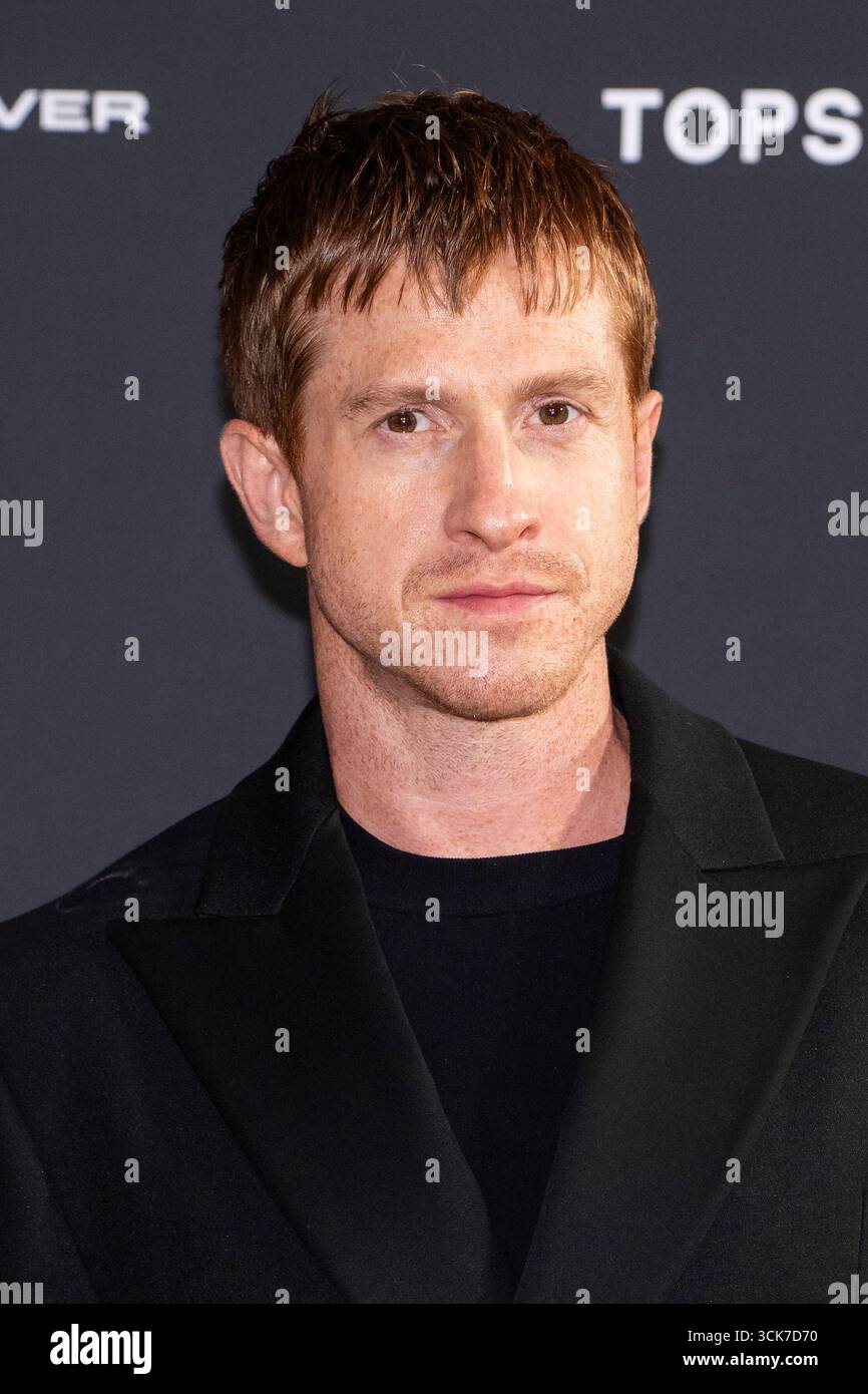 Daniel Lee poses for photographers upon arrival at the Elle Style ...