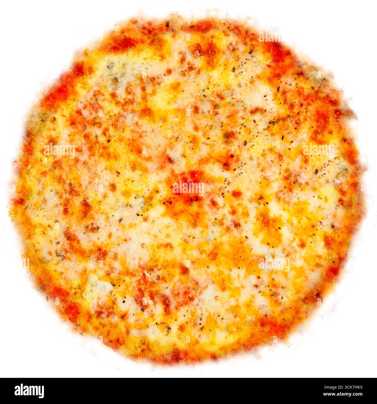 Crispy pizza topped melted hi-res stock photography and images - Alamy