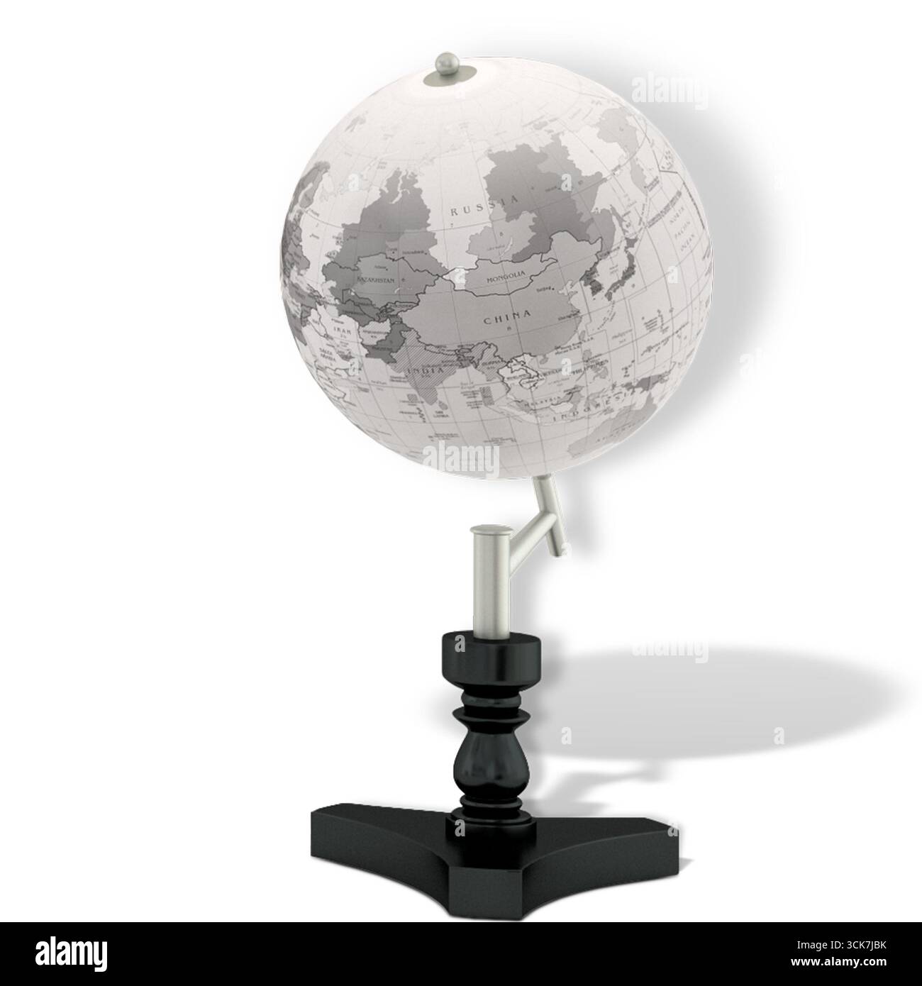 Reference geographical study map Cut Out Stock Images & Pictures - Alamy