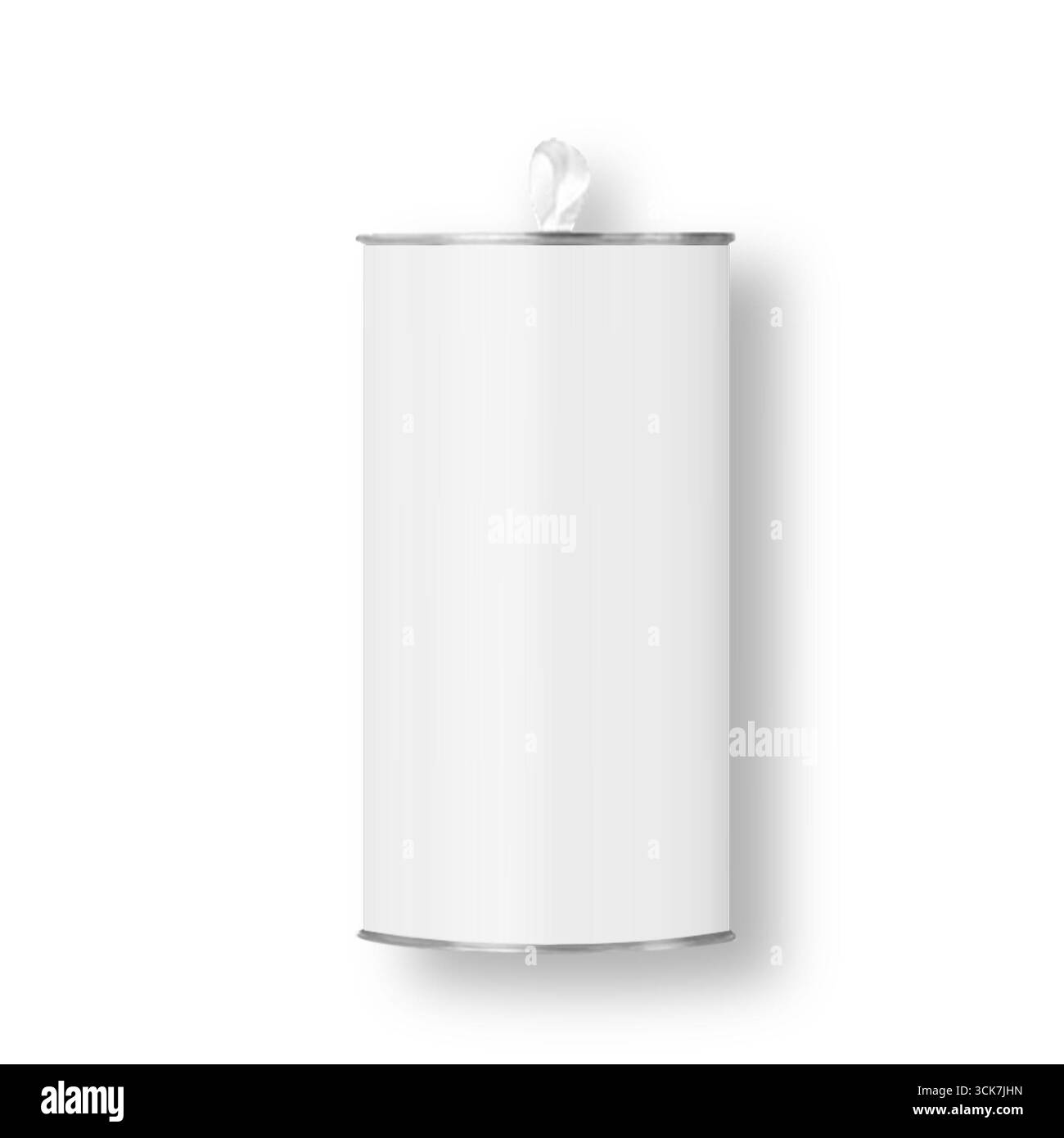 Plain white cylindrical container Black and White Stock Photos & Images ...