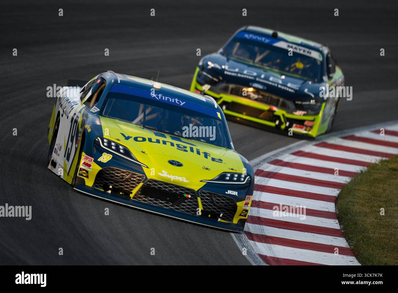 MADISON, IL - SEPTEMBER 06: Aric Almirola (#19 Joe Gibbs Racing Young ...