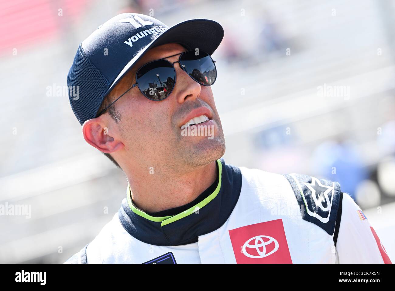 MADISON, IL - SEPTEMBER 06: Aric Almirola (#19 Joe Gibbs Racing Young ...