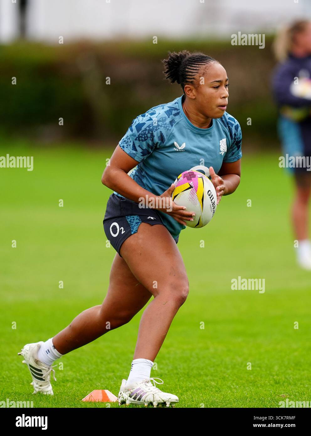 England's Sadia Kabeya during a training session at SGS WISE Campus ...