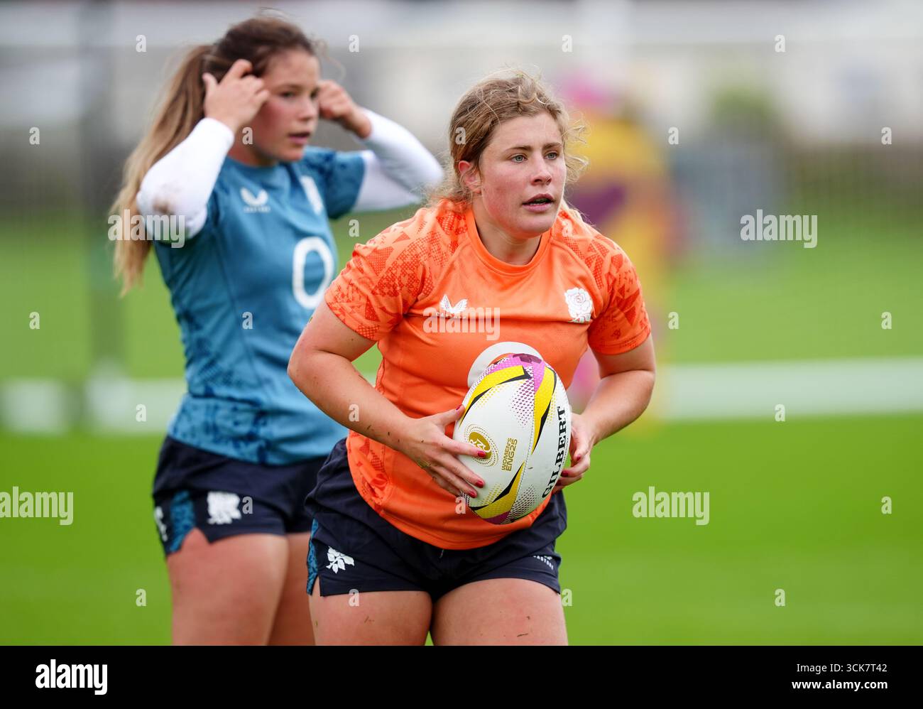 England's May Campbell during a training session at SGS WISE Campus ...