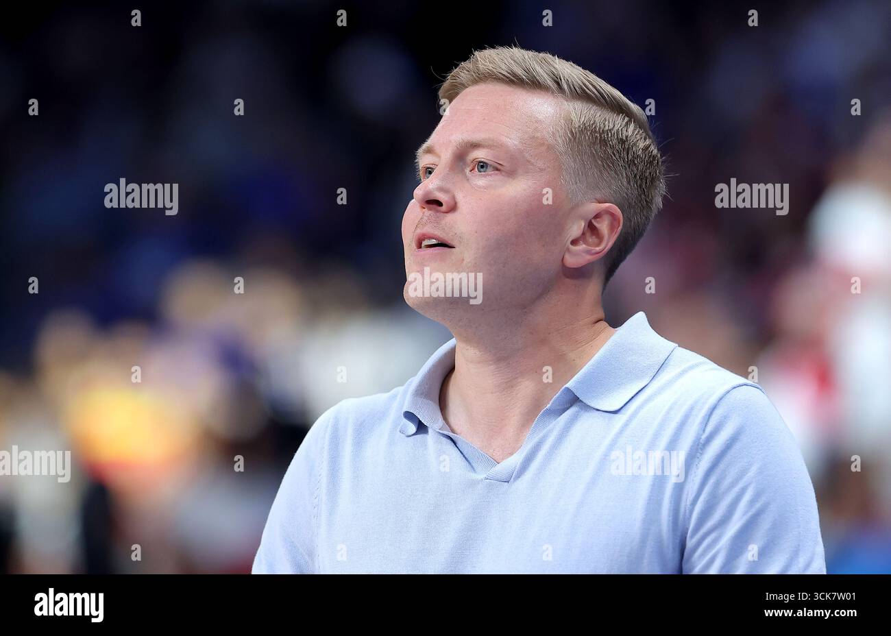 Finland's head coach Lassi Tuovi during FIBA Eurobasket 2025 round of 8 ...
