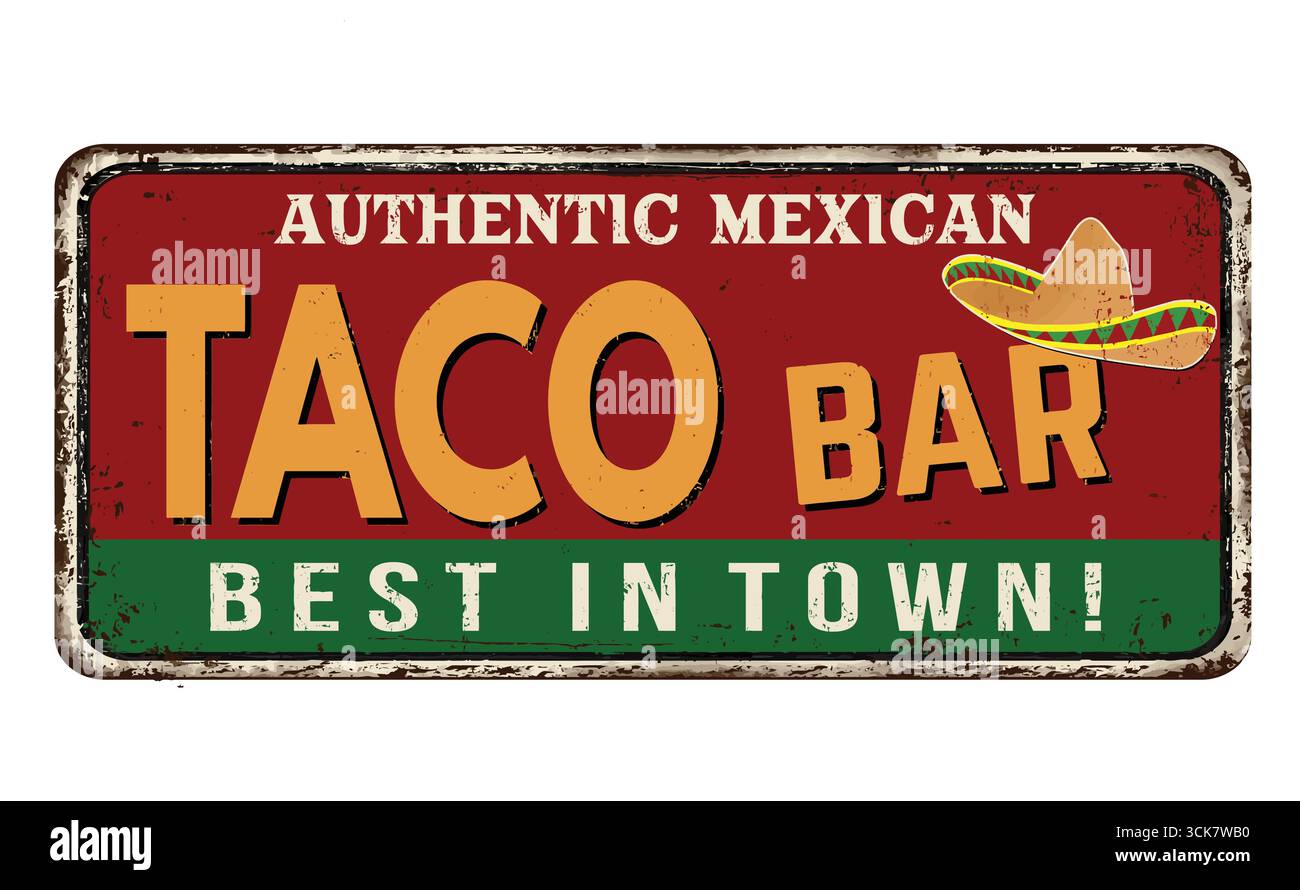 Taco buffet Stock Vector Images - Alamy