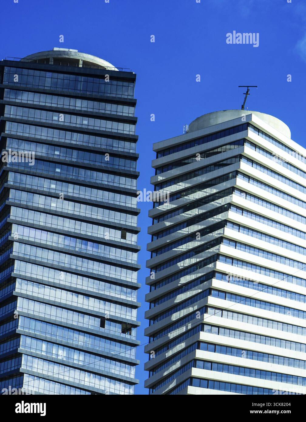 Famous Axis towers skyscrapers in Vake area, modern city centre of ...