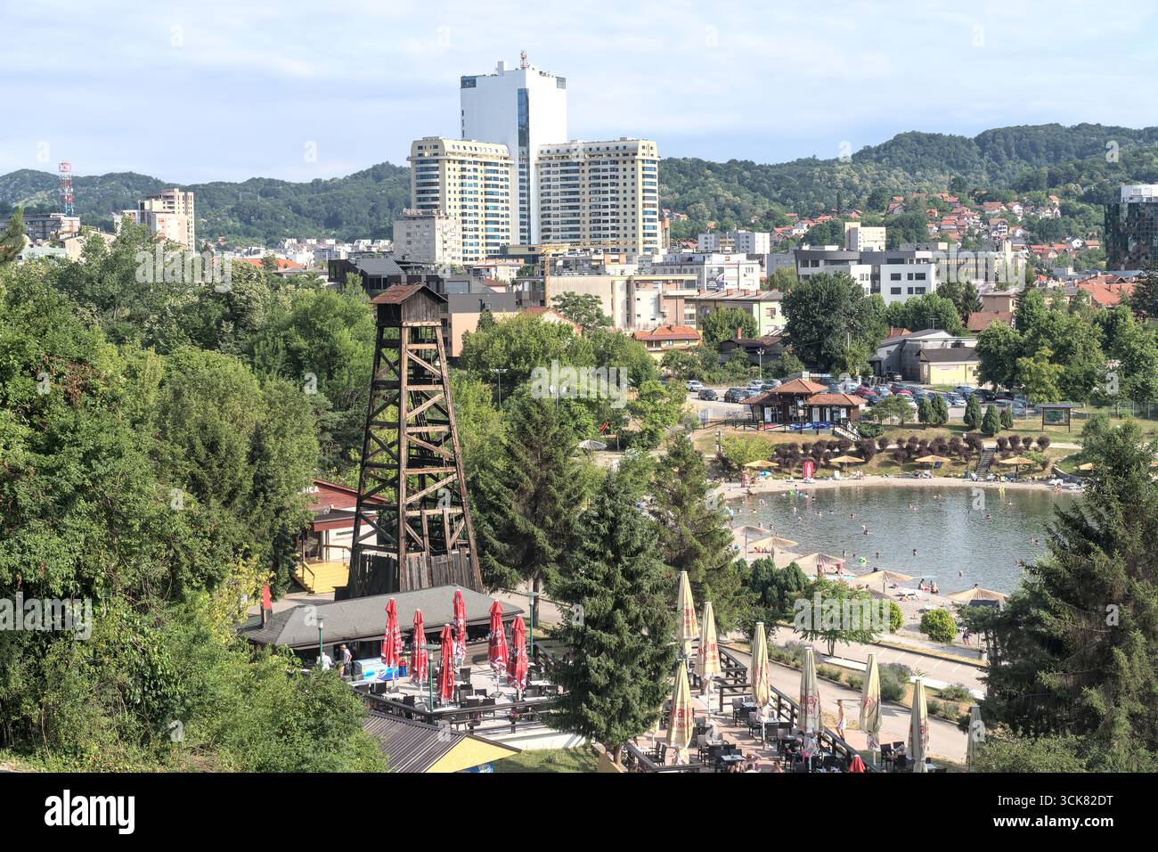 Bosnia and Herzegovina, Tuzla, Tuzla centre: Pannonian Lakes ("Panonsko ...