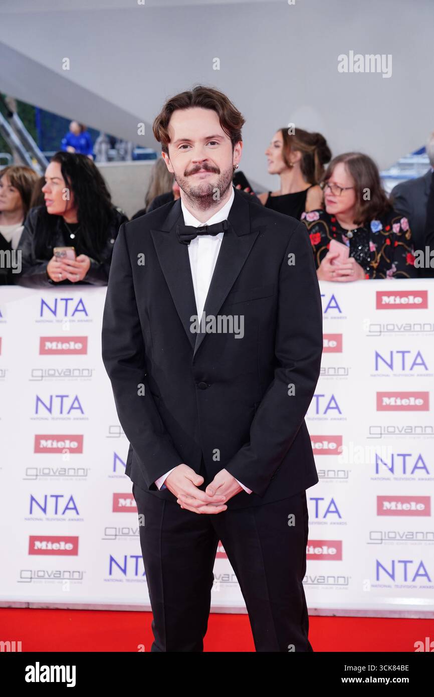 Nick Stapleton arriving for the National Television Awards at the O2 ...