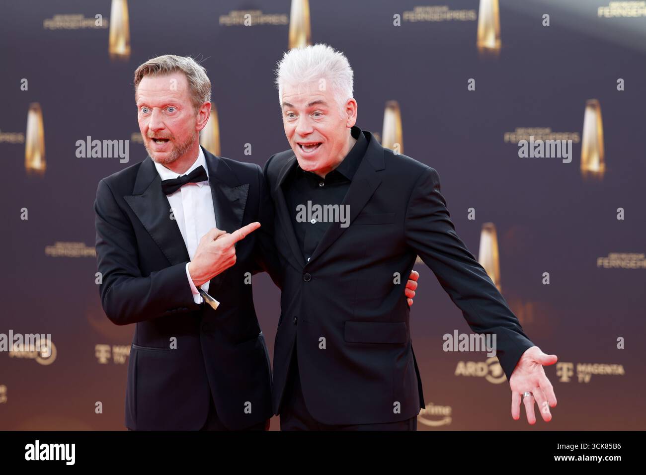 Cologne, Germany. 10th Sep, 2025. Comedians Michael Kessler (l) and ...