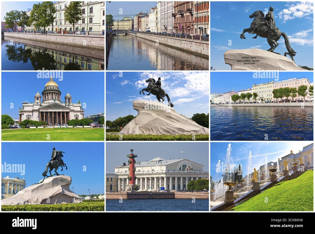 Collection of beautiful photos in Saint Petersburg, Russia Stock Photo ...
