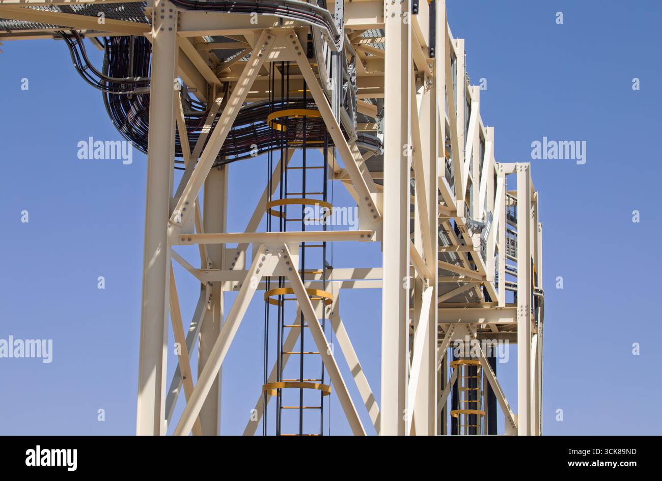 pipe and cable support, gantry cladding for mining metal frame , cable ...