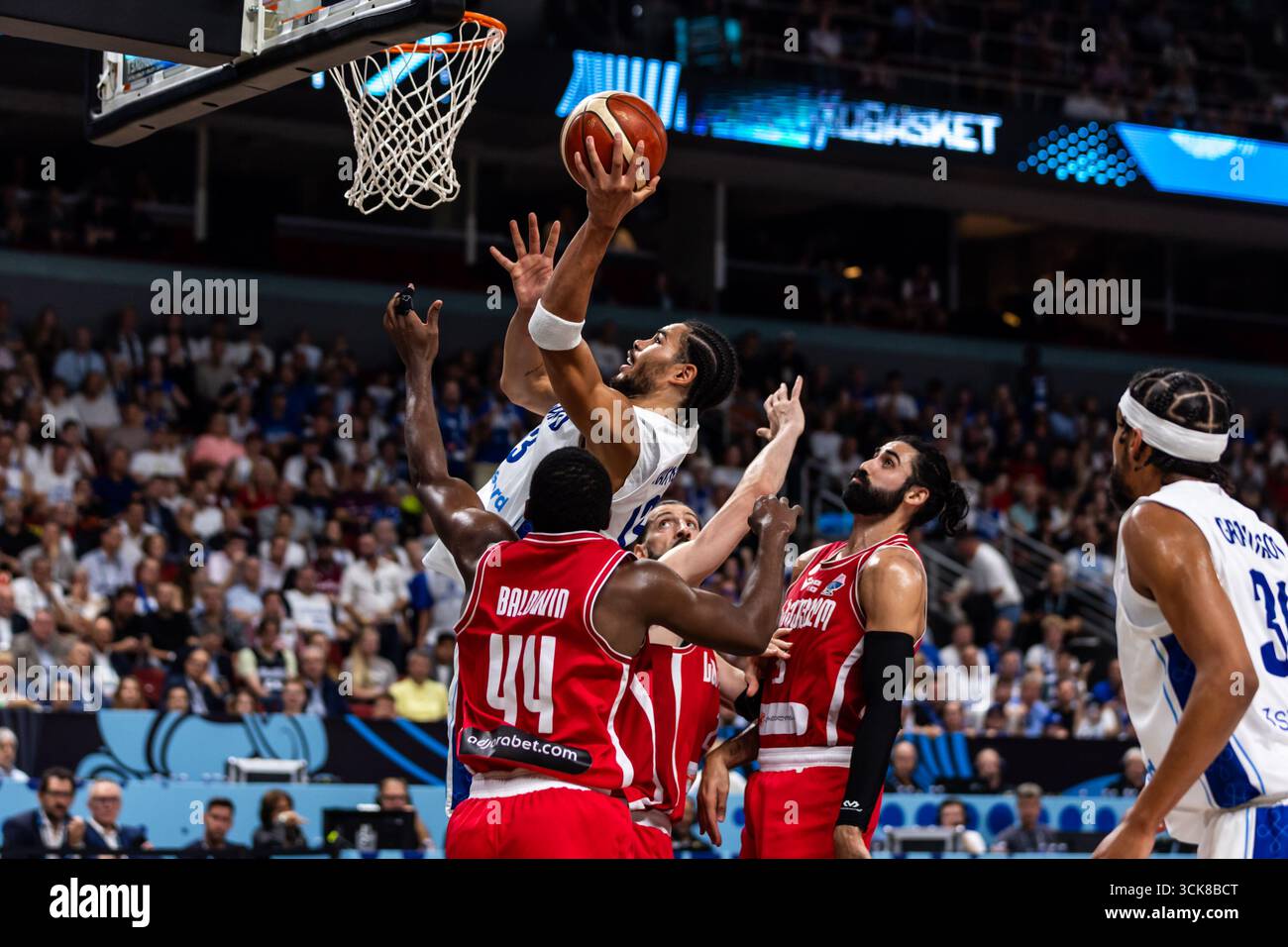 10.09.2025, Riga Arena, Riga, LAT, Eurobasket 205, Basketball ...