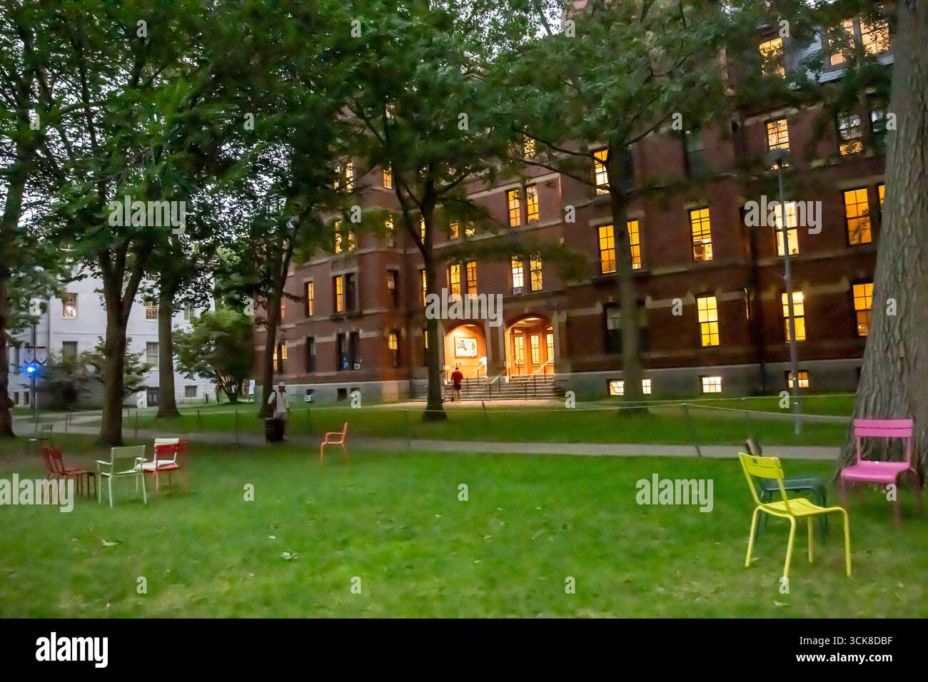September 6, 2025 Cambridge, Massachusetts,, USA Weld Hall Harvard Yard ...