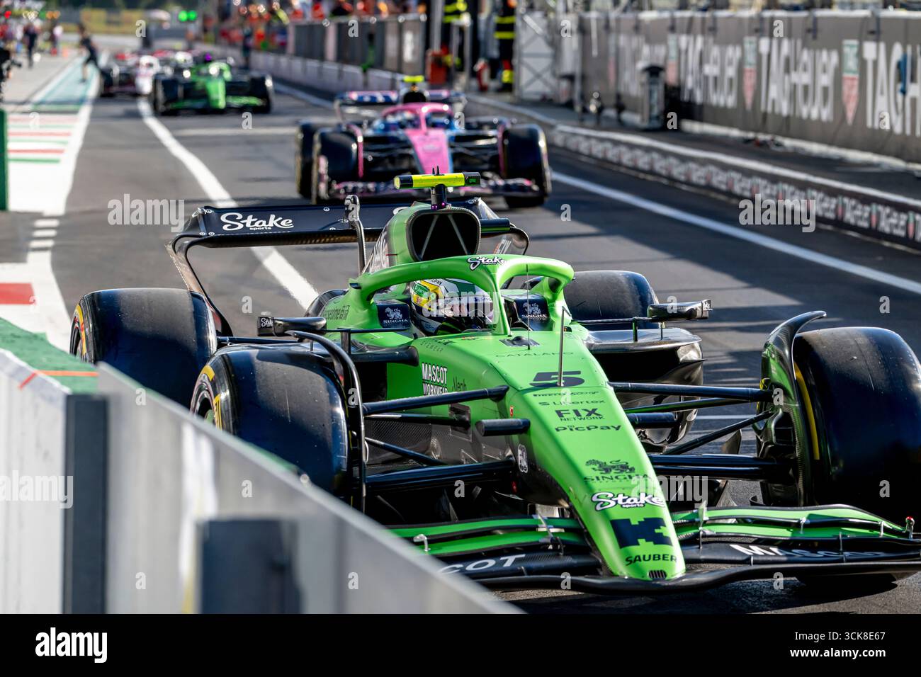 Monza, Italy, 05 Sep 2025, Gabriel Bortoleto, from Brazil competes for ...