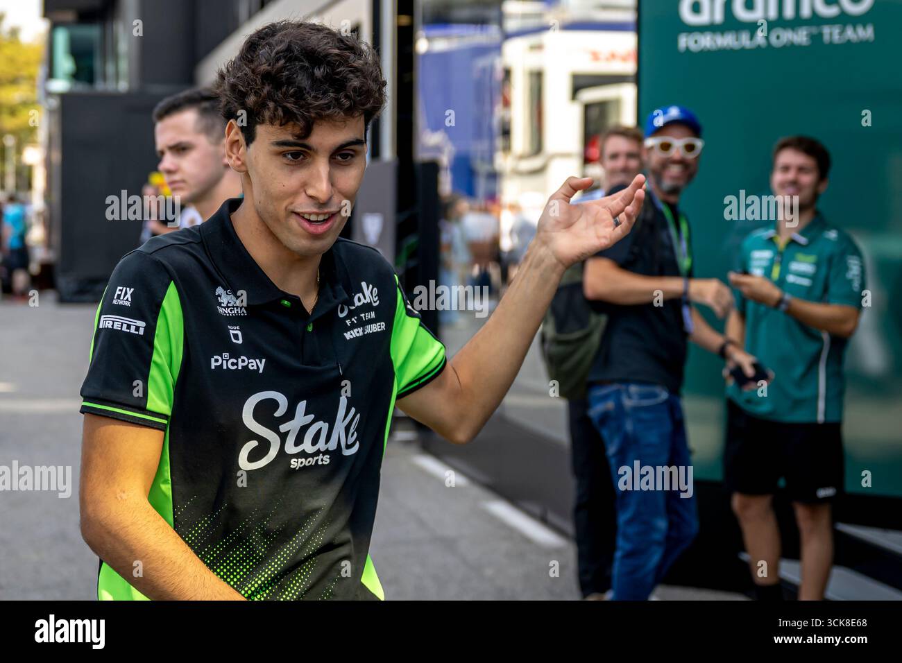 Monza, Italy, 05 Sep 2025, Gabriel Bortoleto, from Brazil competes for ...