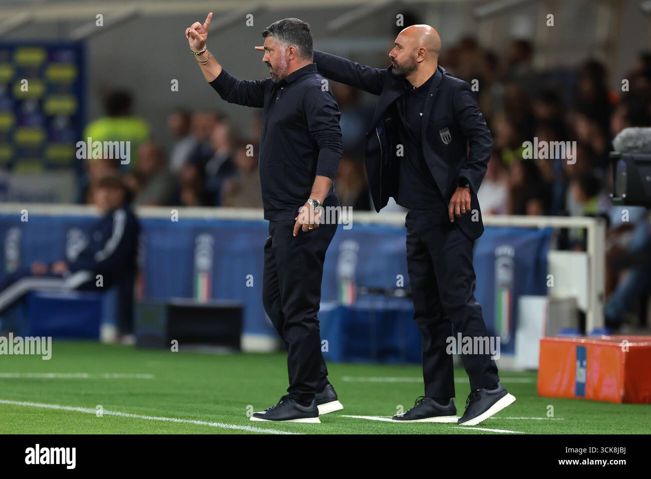 Bergamo, Italy, 5th September 2025. Gennaro Gattuso Head coach of Italy ...