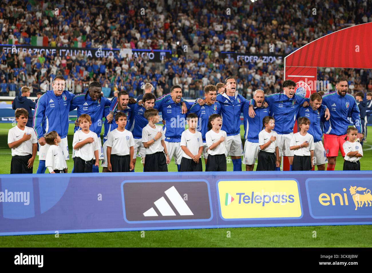 Bergamo, Italy, 5th September 2025. Mateo Retegui, Moise Kean, Matteo ...