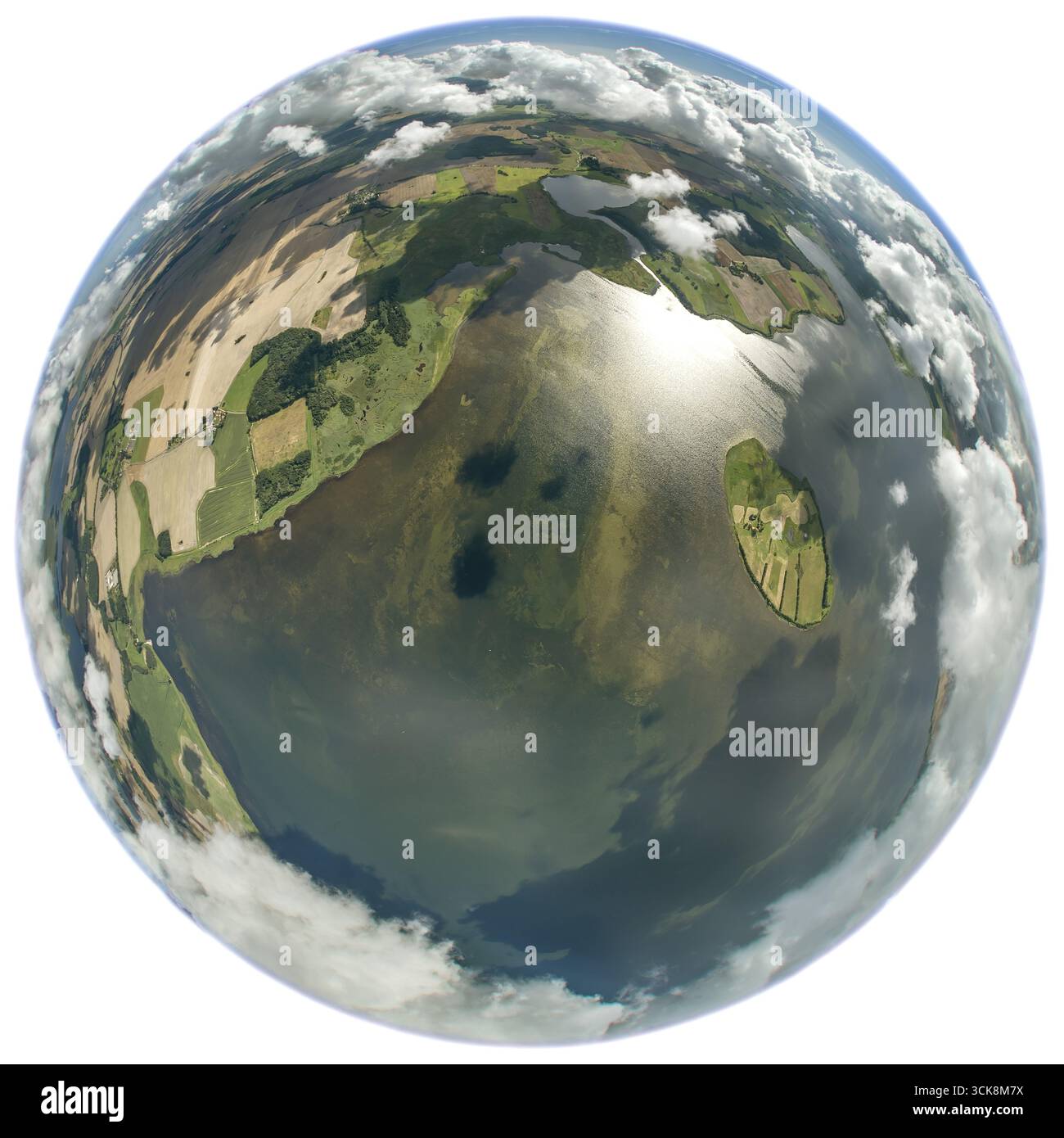 Aerial view bird island Cut Out Stock Images & Pictures - Alamy
