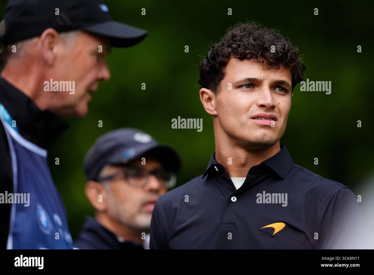 Lando Norris during a Pro-AM round ahead of the 2025 BMW PGA ...