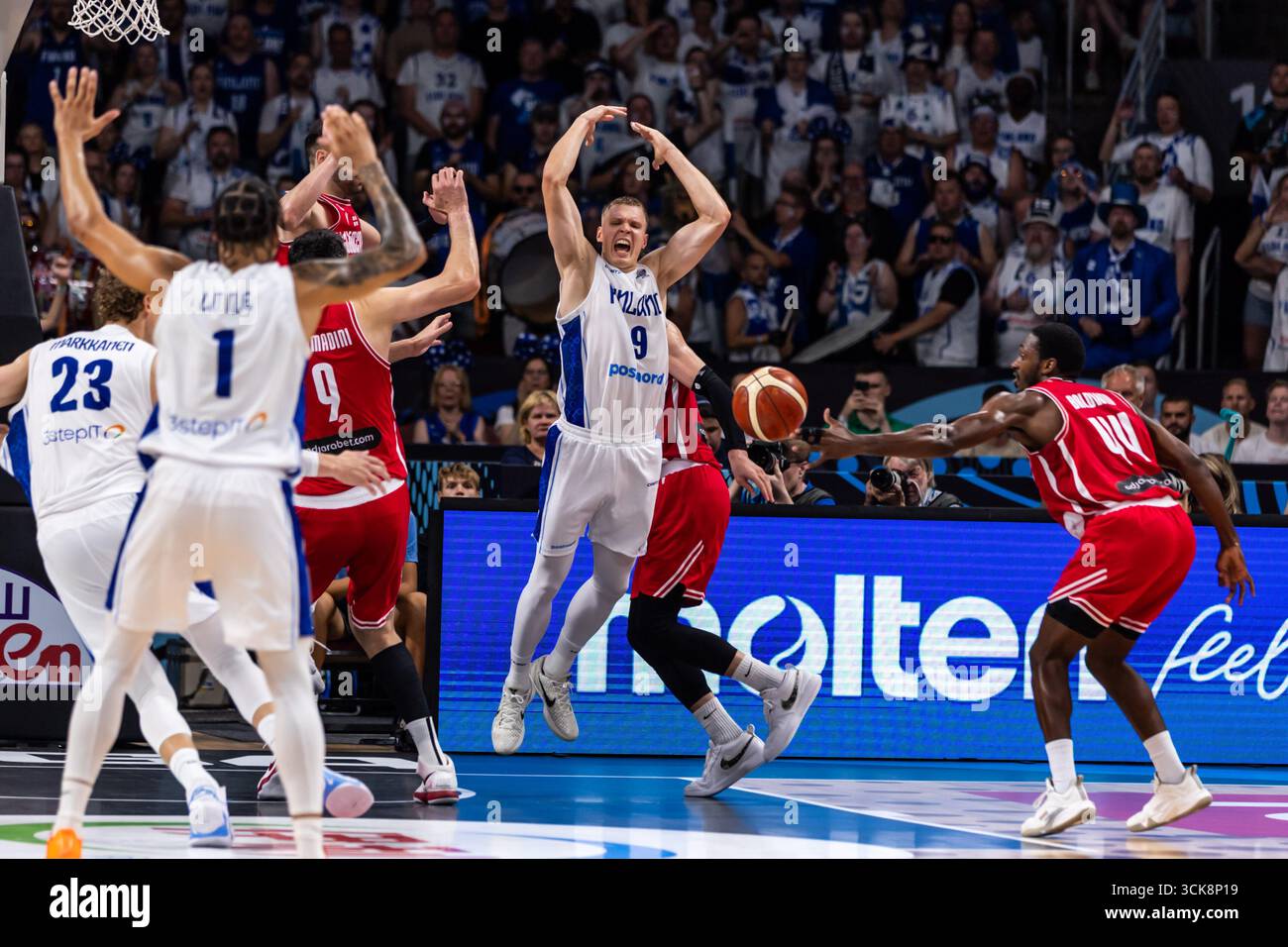 10.09.2025, Riga Arena, Riga, LAT, Eurobasket 205, Basketball ...