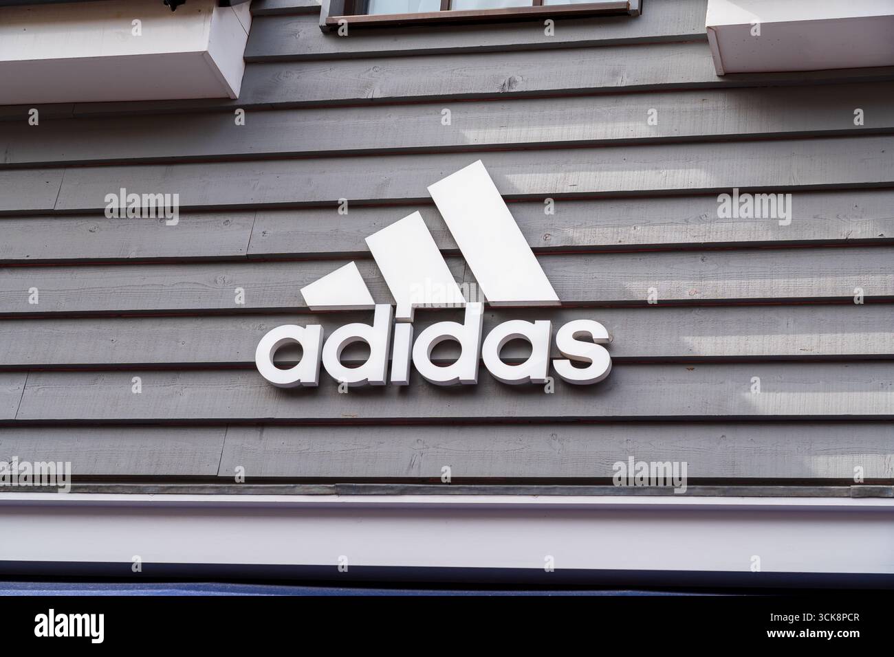 Cannock, Staffordshire, UK – September 9th 2025: Logo of Adidas, a ...