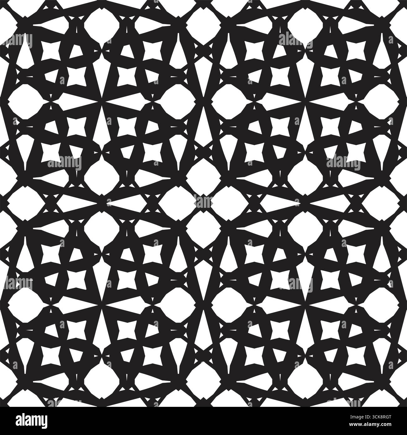 Black white repeating star Stock Vector Images - Alamy