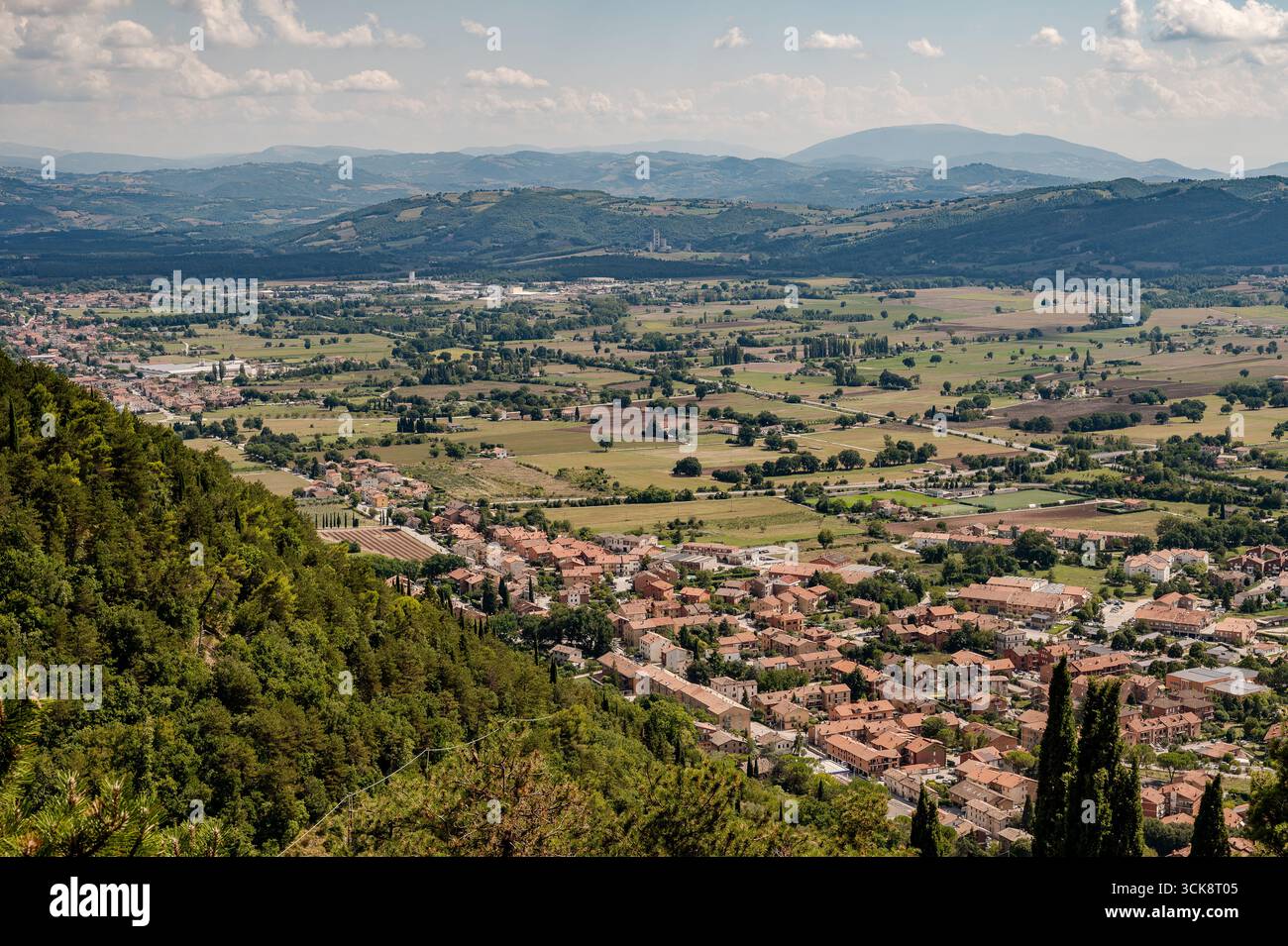 Gubbio is a medieval town in Umbria. Its Colle Eletto cable car ascends ...