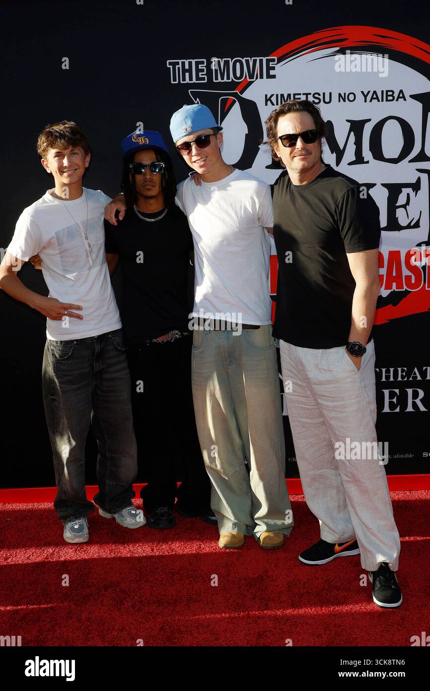 September 9, 2025, Los Angeles, California, USA: Bodhi Hudson, Yadel ...
