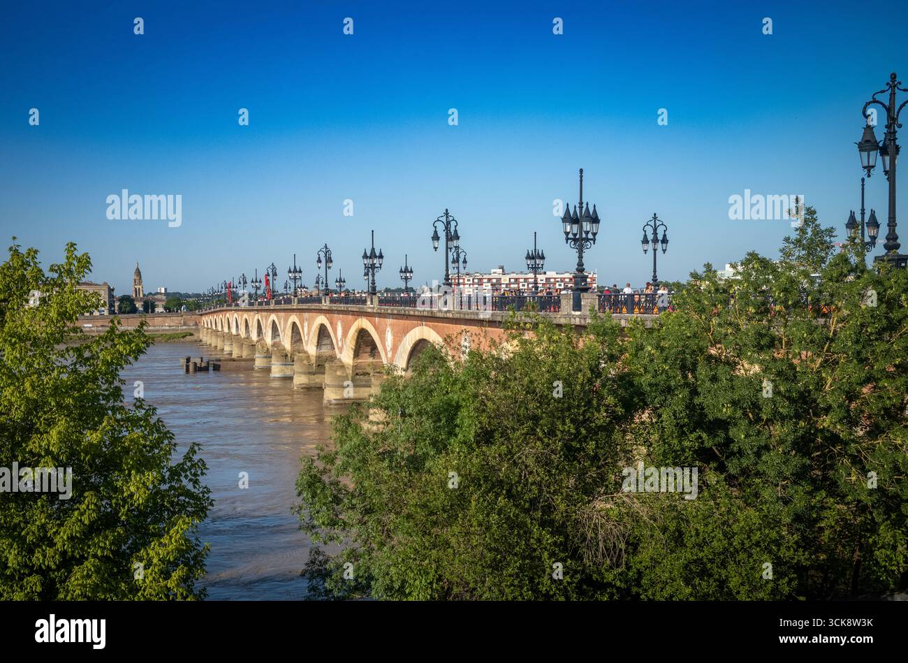 Pont de Pierre, an iconic 19th-century stone bridge commissioned by ...
