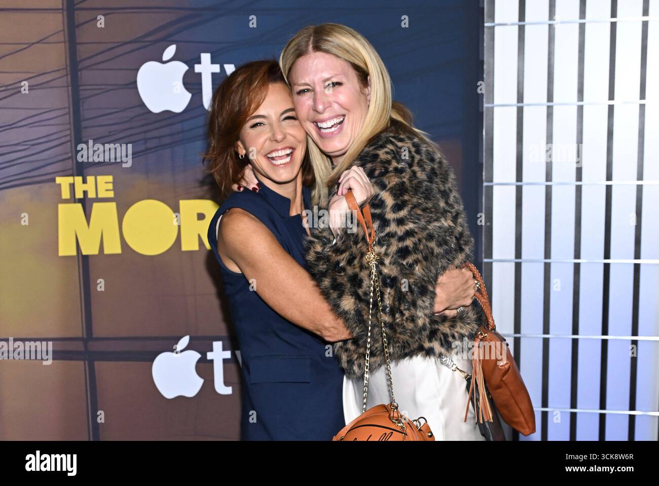 Stephanie Ruhle, left, and Jill Martin attend the Apple TV+ premiere of ...