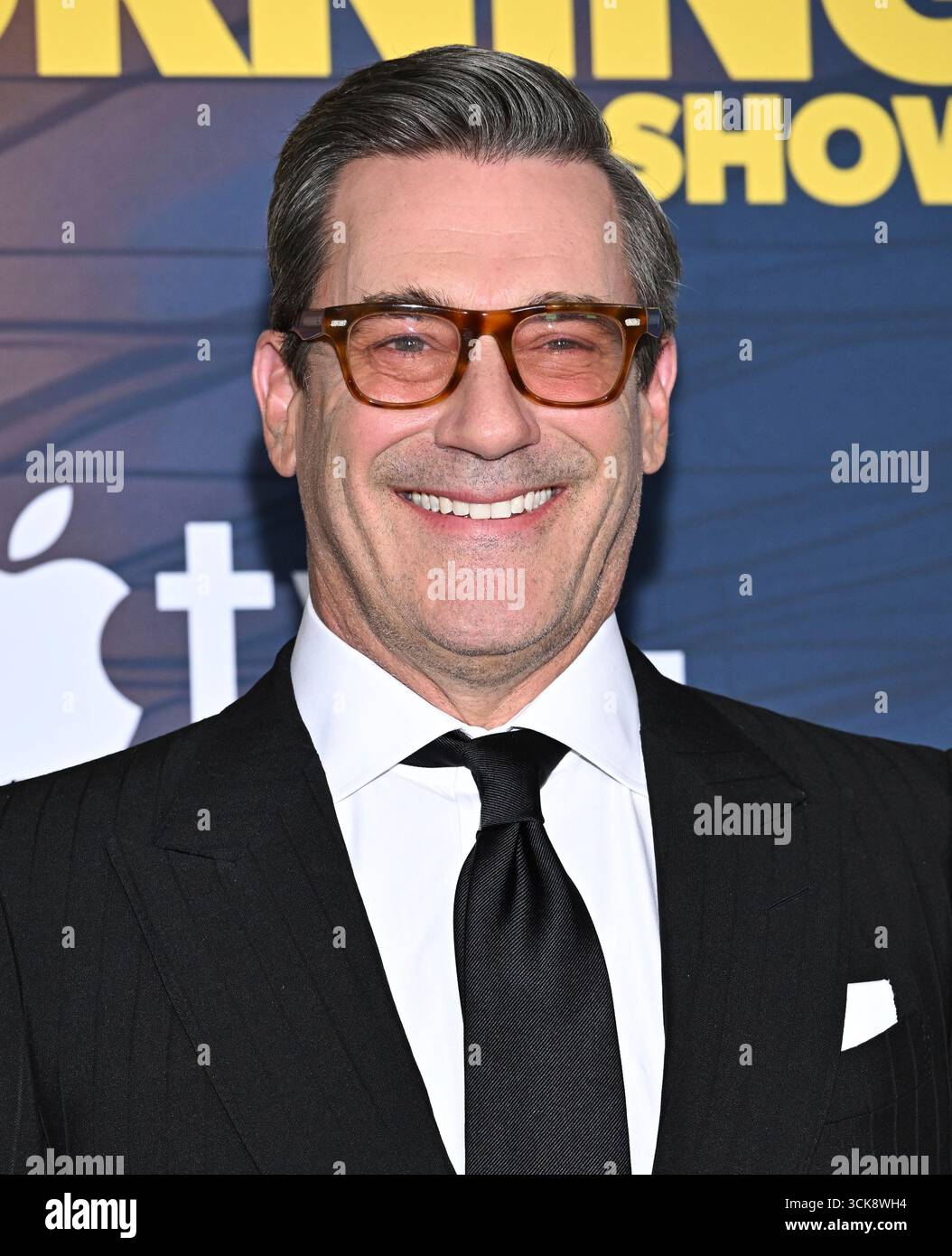 Jon Hamm attends the Apple TV+ premiere of "The Morning Show" Season 4 ...