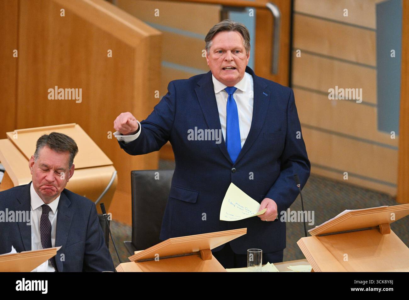 Edinburgh Scotland, UK 10 September 2025. Murdo Fraser MSP and Stephen ...