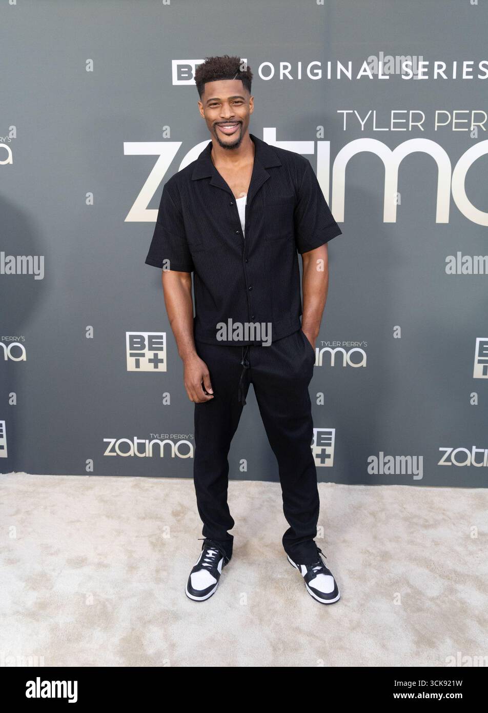 Sep 9th, 2025; Atlanta, GA, USA; Pierre Johnson attends Tyler Perry's Zatima Season 4 Premiere ...