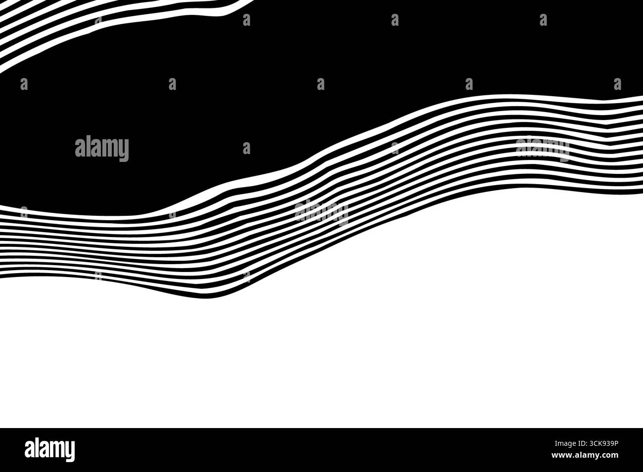 Decorative element with organic shapes that create visual depth Stock ...