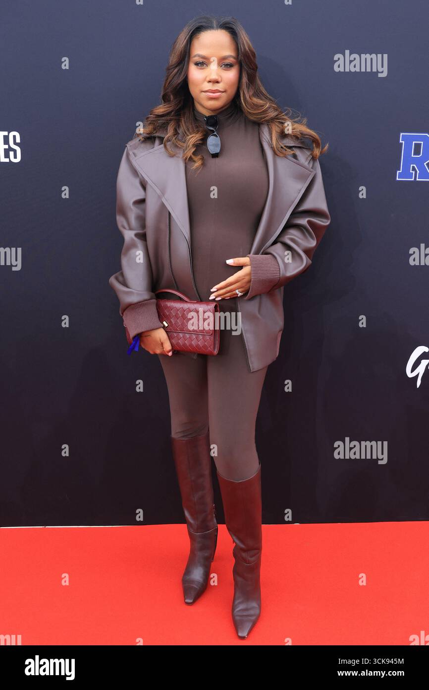 Cheyenne Davis attends the Rookie Kids Show at Rooftop des Galeries Lafayette Paris Haussmann in ...