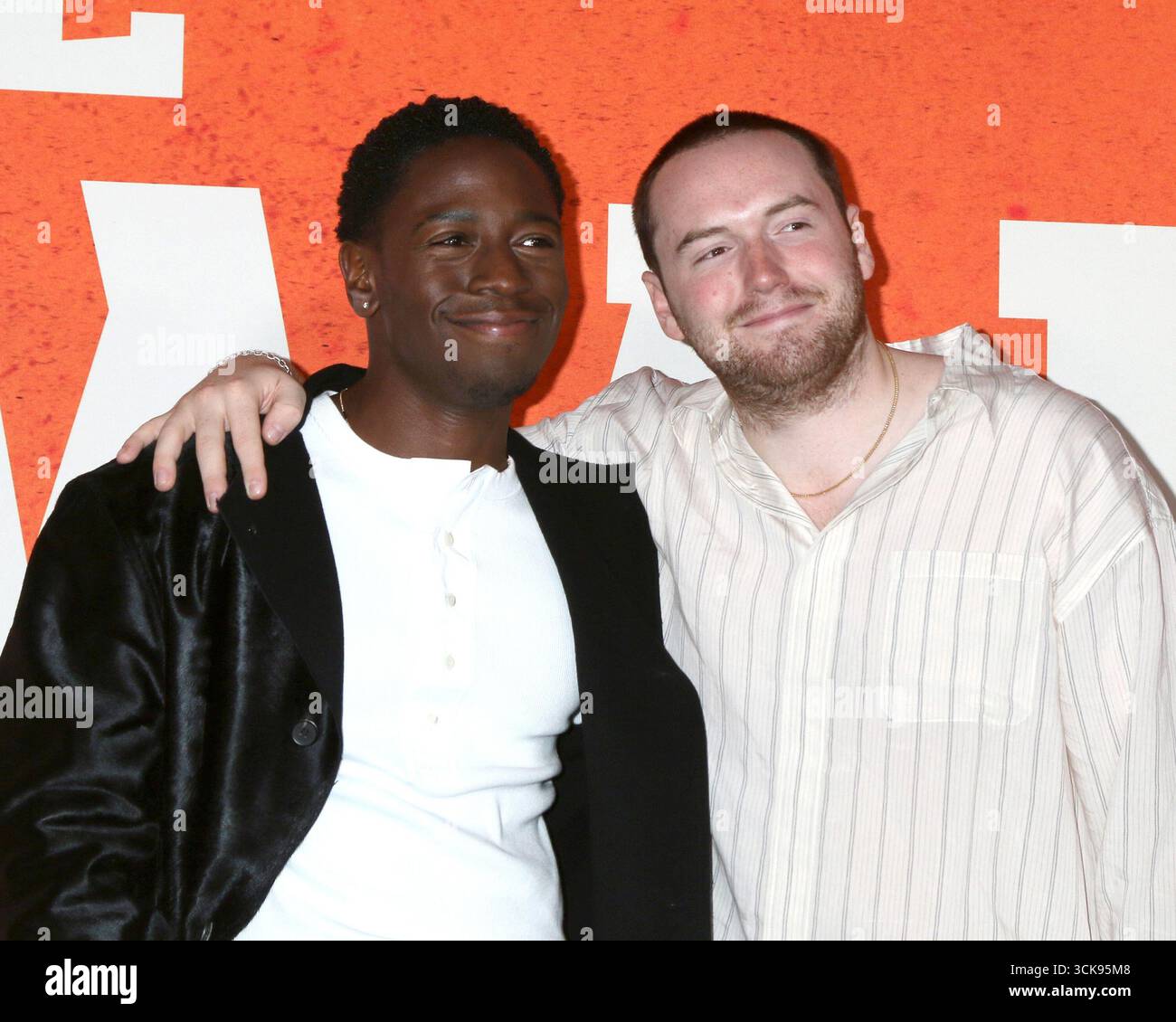 LOS ANGELES - SEP 8: David Jonsson, Cooper Hoffman at The Long Walk Special Screening at the El ...