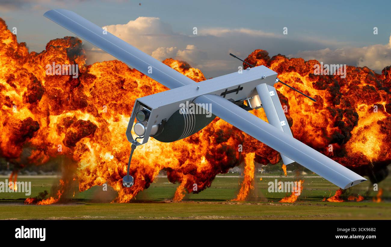 Illustration depicting the FPV Mine Glider Stock Photo - Alamy
